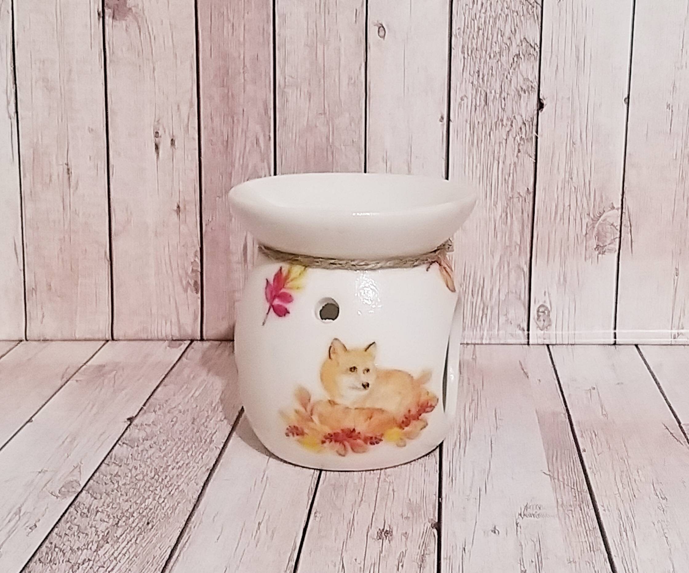 Fox Wax Burner Wax Warmer Oil Burner Wax Melts Gift for - Etsy
