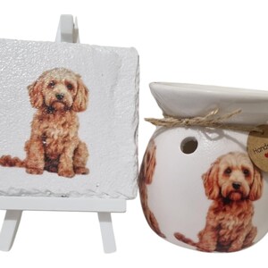 Ginger Cockerpoo Dog Wax Burner, Dogs, Wax Warmer, Oil Burner,dog ...