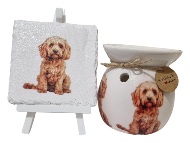 Ginger Cockerpoo Dog Wax Burner, Dogs, Wax Warmer, Oil Burner,dog ...