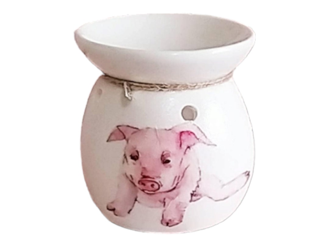 Pig Wax Burner Gift, Piggy Wax Warmer, Oil Burner, Wax Melts, Gift for ...