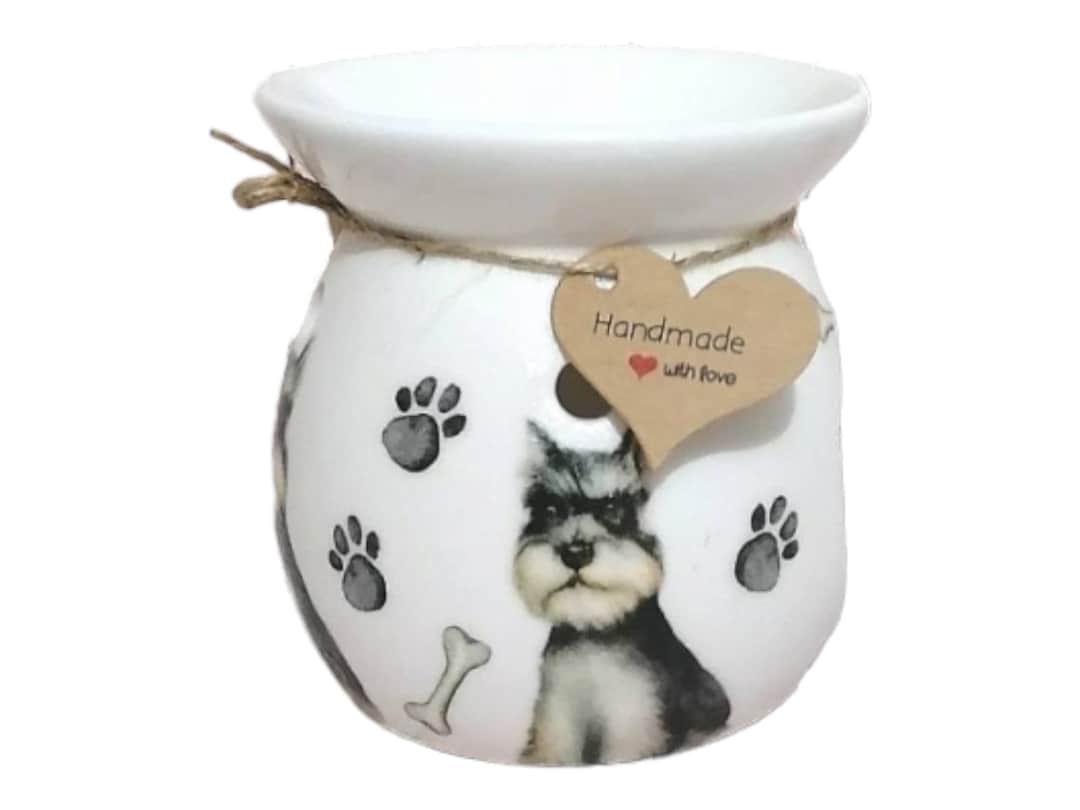 Schnauzer Dog Wax Burner, Dogs, Wax Warmer, Oil Burner, Wax Melts, Gift ...