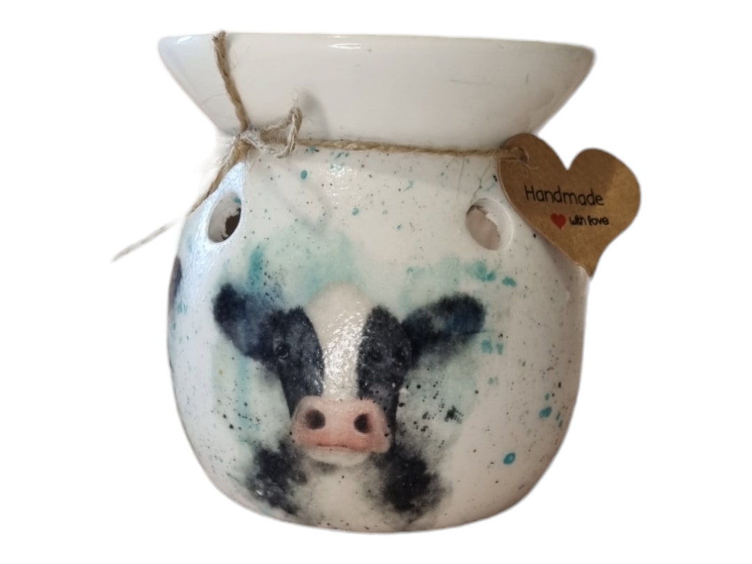 Cow Wax Burner, Wax Warmer, Oil Burner, Wax Melts, Gift for Home ...