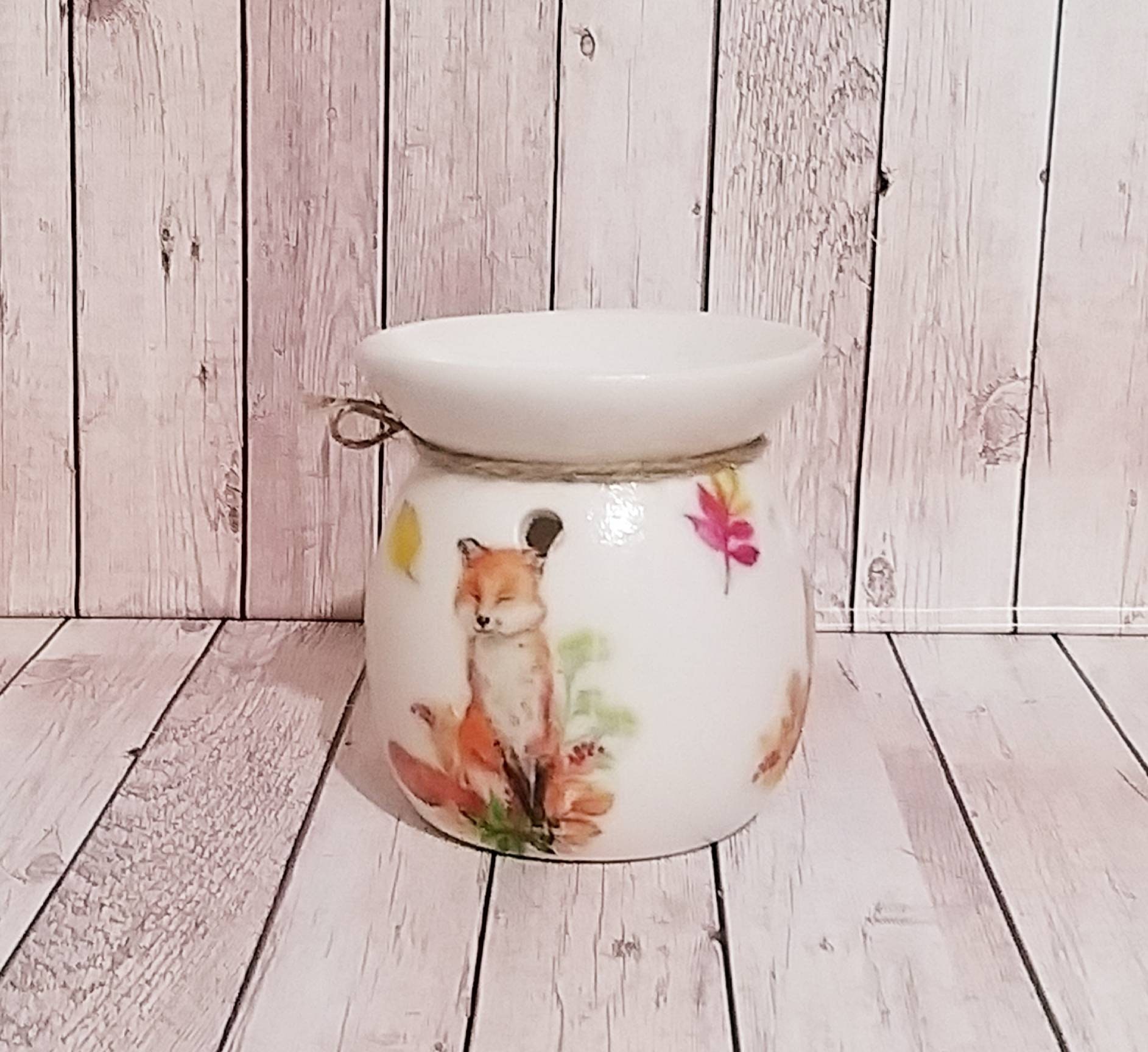 Fox Wax Burner Wax Warmer Oil Burner Wax Melts Gift for - Etsy