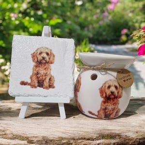 Ginger Cockerpoo Dog Wax Burner, Dogs, Wax Warmer, Oil Burner,dog ...