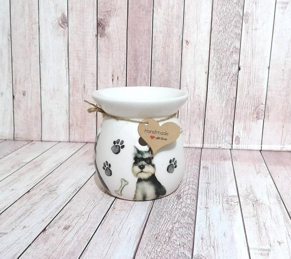 Schnauzer Dog Wax Burner Dogs Wax Warmer Oil Burner Wax | Etsy