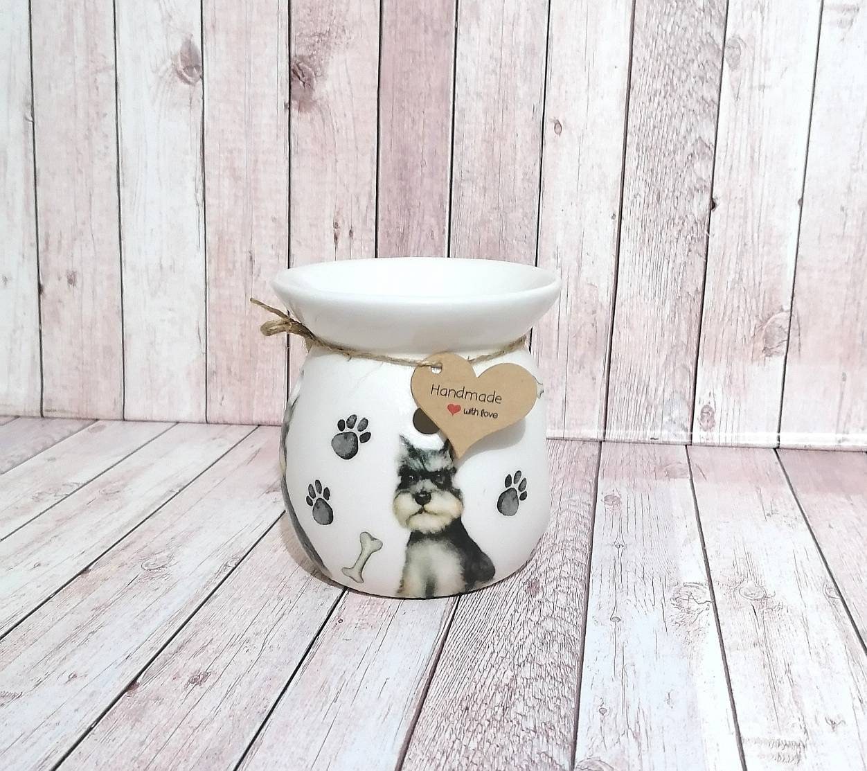 Schnauzer Dog Wax Burner Dogs Wax Warmer Oil Burner Wax - Etsy