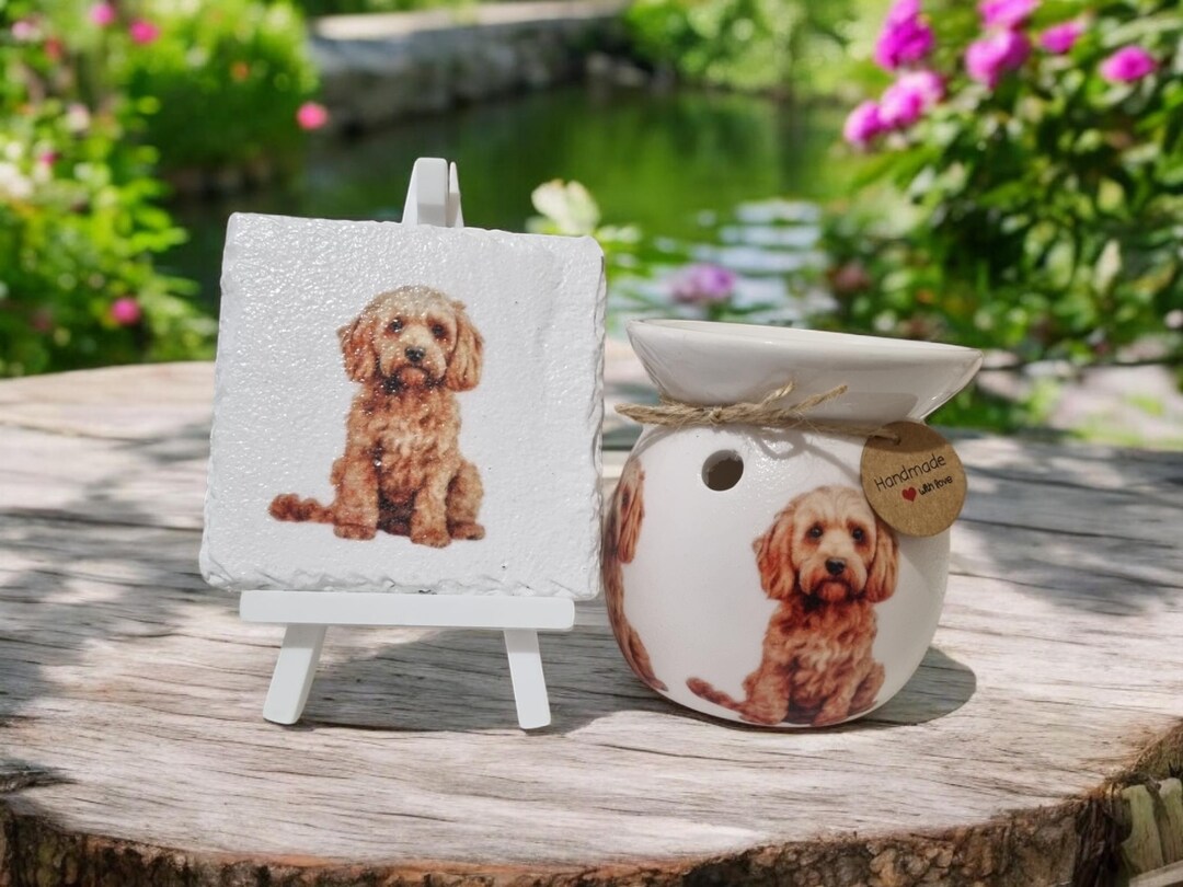 Ginger Cockerpoo Dog Wax Burner, Dogs, Wax Warmer, Oil Burner,dog ...