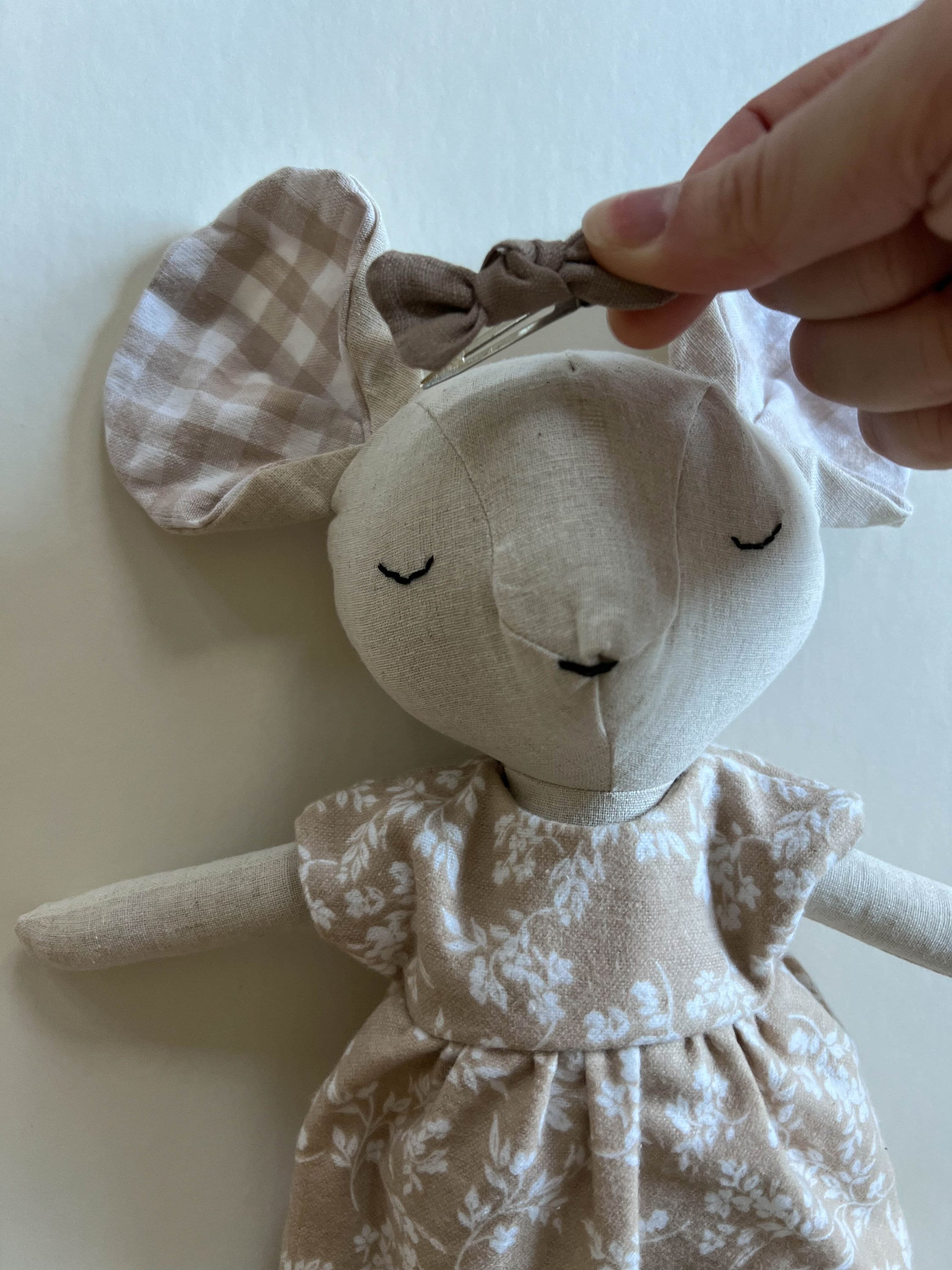 Tilly Mouse, Handmade Linen Mouse Doll - Etsy