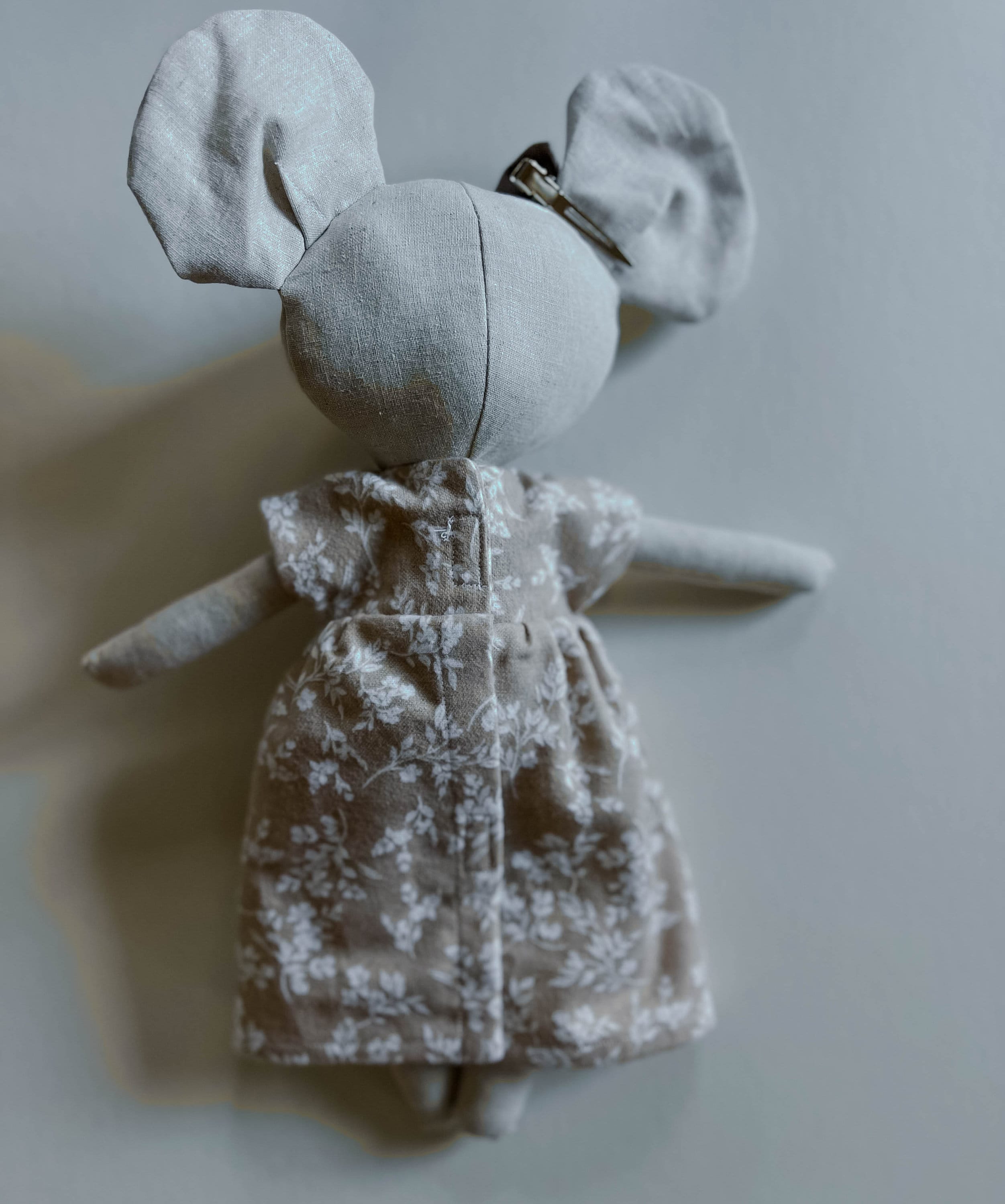 Tilly Mouse, Handmade Linen Mouse Doll - Etsy