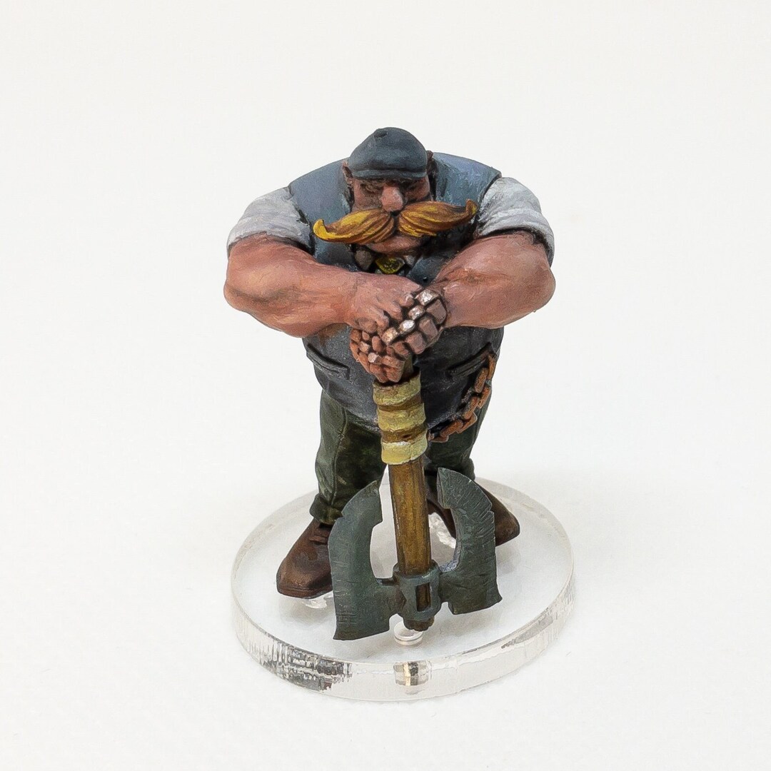 Hand Painted Dwarf Barbarian Dungeons and Dragons D&D Dnd Mini Dwarf ...