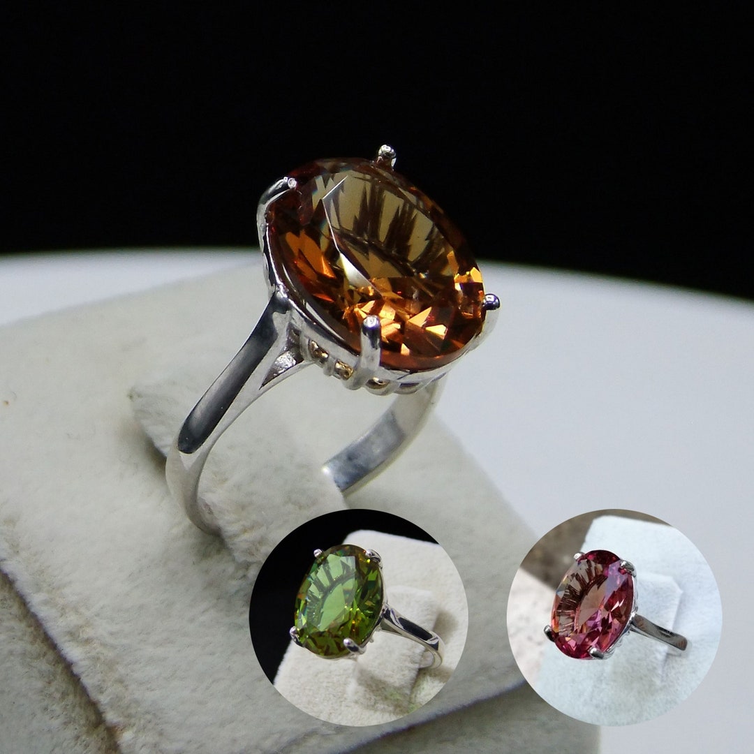 Rare Amazing Color Changing Created Turkish Diaspore Sultanit 925 ...