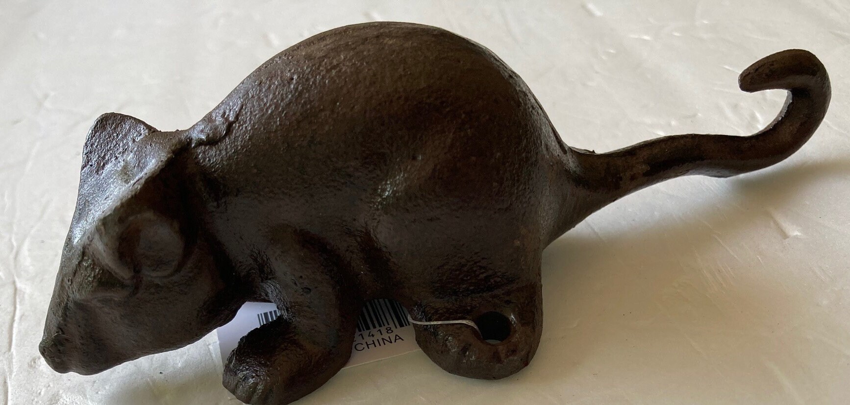 Climbing Mouse Wall Hook Cast Iron Rustic Antique Brown 6" H - Etsy