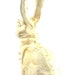 Large Rabbit Figurine Garden Statue Cast Iron Heavy Duty Antique White ...