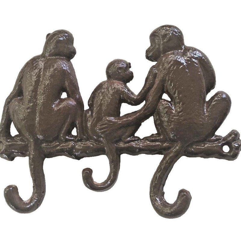 Monkey Wall Hook - Etsy