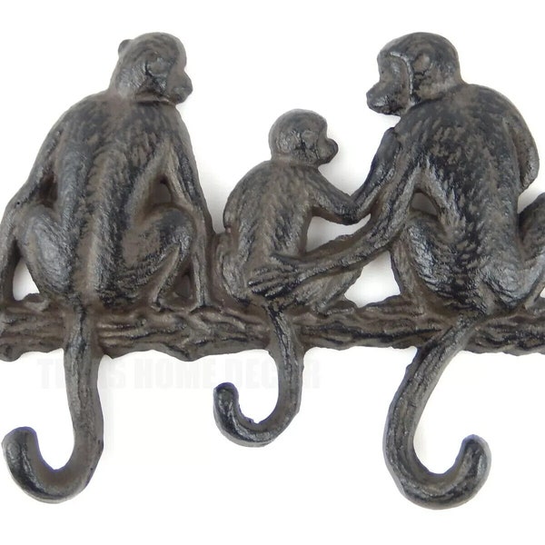 Monkey Wall Hook - Etsy