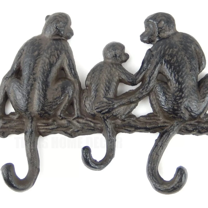 Monkey Wall Hook - Etsy