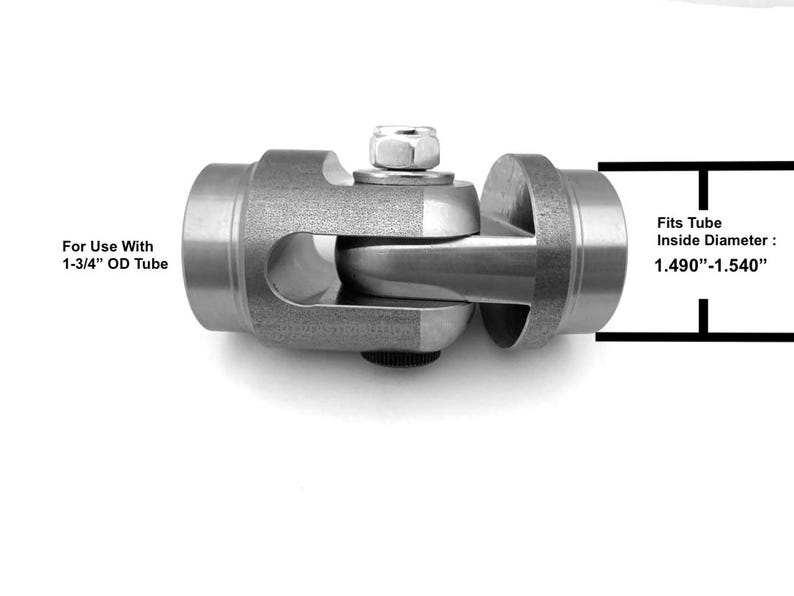 Steel Clevis Joint Roll Cage Tube Universal Door Hinge Clevis 1-3/4" 1. ...