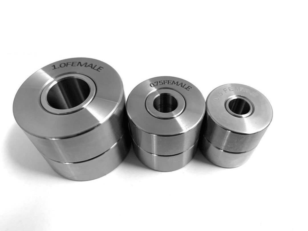 Dimple Die Set 3 Piece 1/2" 3/4" 1" Bolt Together or Hydraulic Press ...