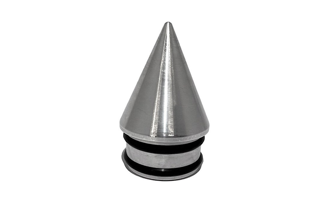 1-3/4" Push Fit Tube End Cap CNC Machined Spiked - Etsy