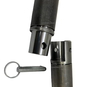 Heavy Duty Steel Weld in Door Latch Use With 1-3/4" X.095 &.120 Wall ...
