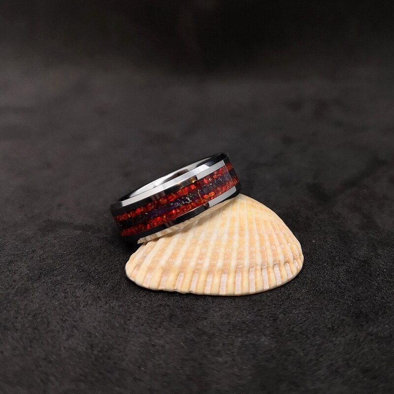 Tungsten Ruby Ring - Etsy