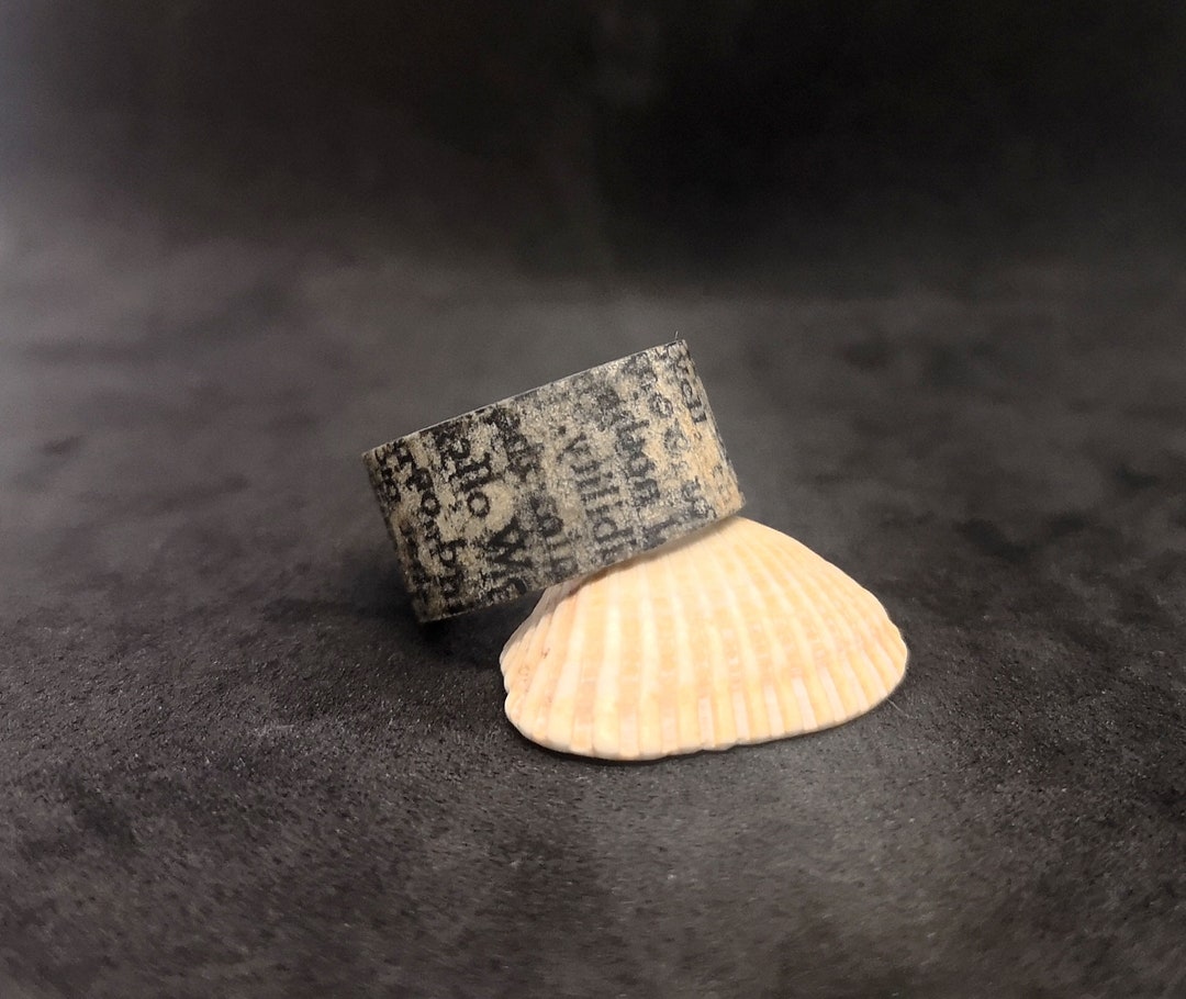 The Scribe’s Hearth- First Year Anniversary Paper Ring - Etsy