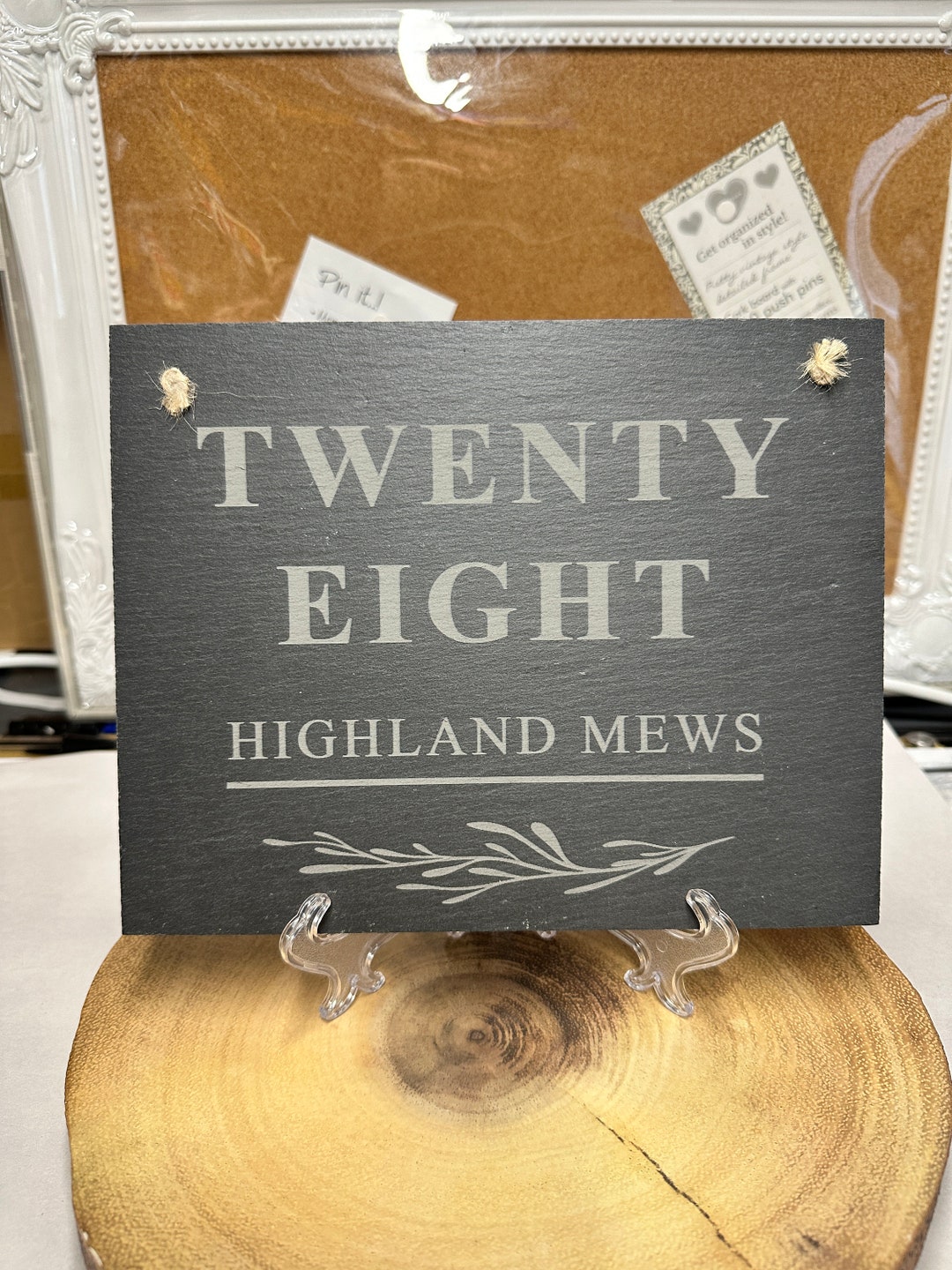 Make Your House Stand Out With a Custom Slate Engraved House Sign and ...