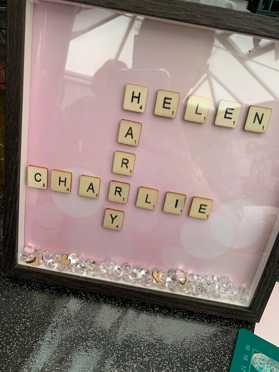 Scrabble Letter Frame - Etsy