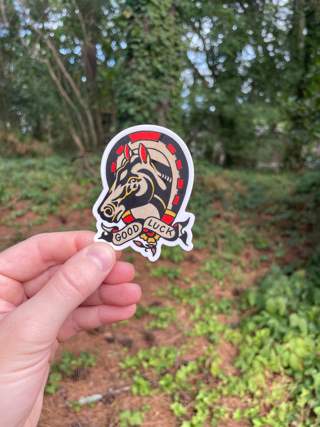 NEW Good Luck Tattoo Flash Vinyl Sticker - Etsy