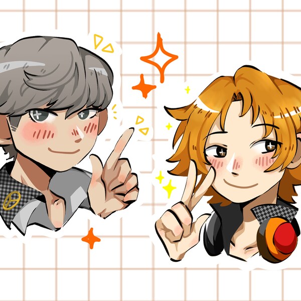 Persona 4 Stickers - Etsy