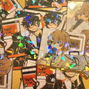 Persona 5 Joker and Akechi Holographic Vinyl Overlay Stickers - Etsy