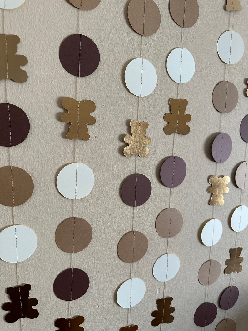We Can Bearly Wait Teddy Bear Garland, Teddy Bear Baby Shower ...