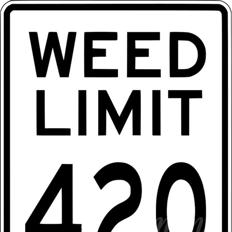 Weed Sign - Etsy
