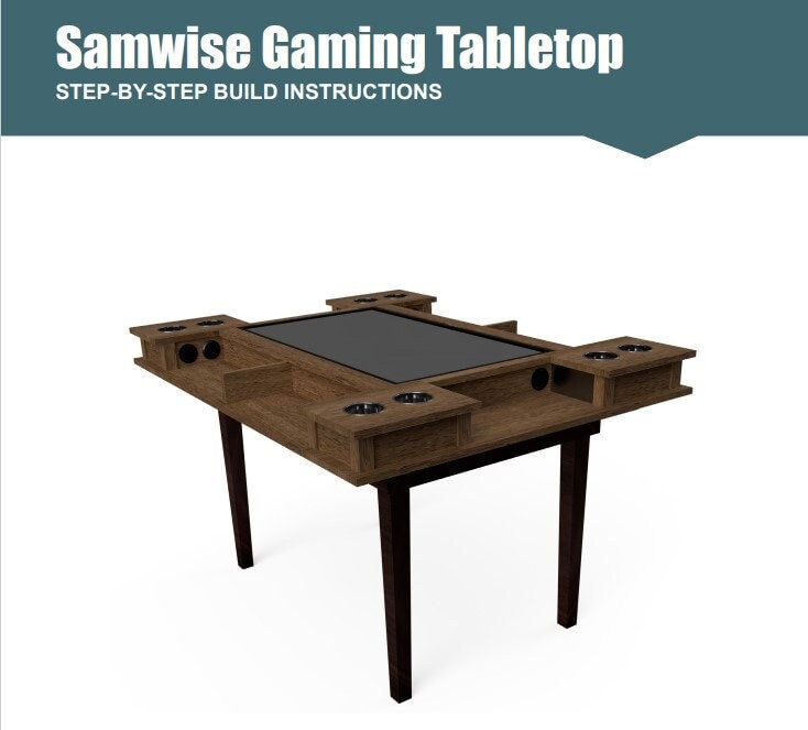 Digital Step-by-step Build Plans for TV Tabletop for Digital - Etsy Canada