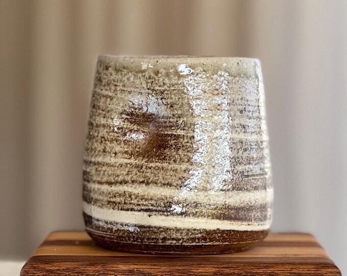 Wood/soda Fired Dimple Cup - Etsy
