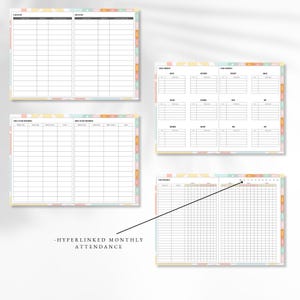 2024 Teacher Planner Printable Digital Download Academic Planner Lesson ...