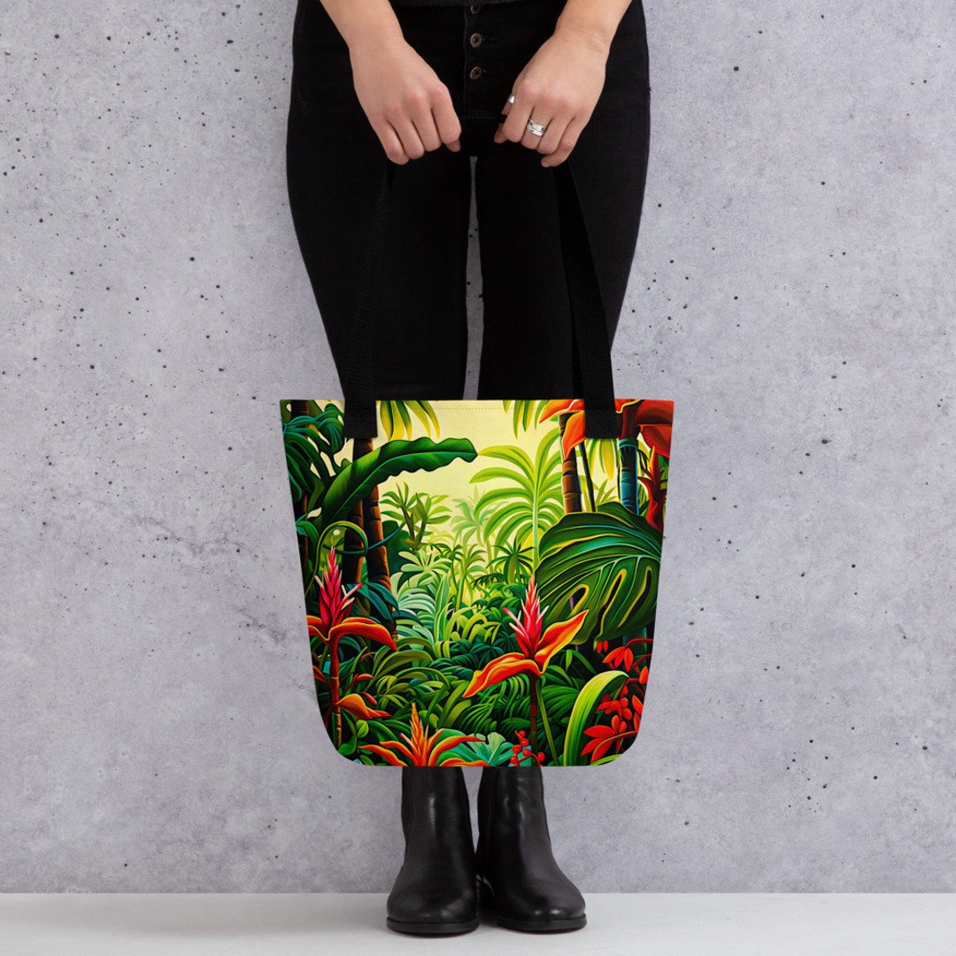 Tropical Rainforest Jungle Garden Tote Bag - Etsy