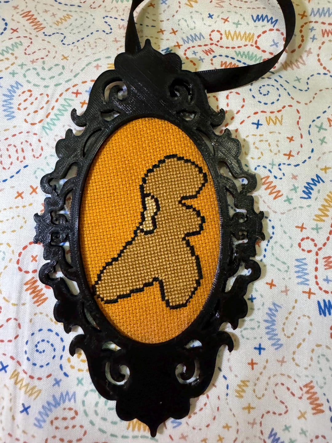 Dino Nugget Cross Stitch - Etsy