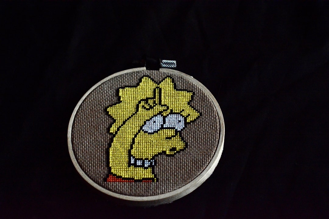 Loser Lisa Simpson Cross Stitch - Etsy