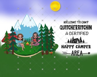 Welcome to Camp Quit Your Bitchin Png - Etsy Canada