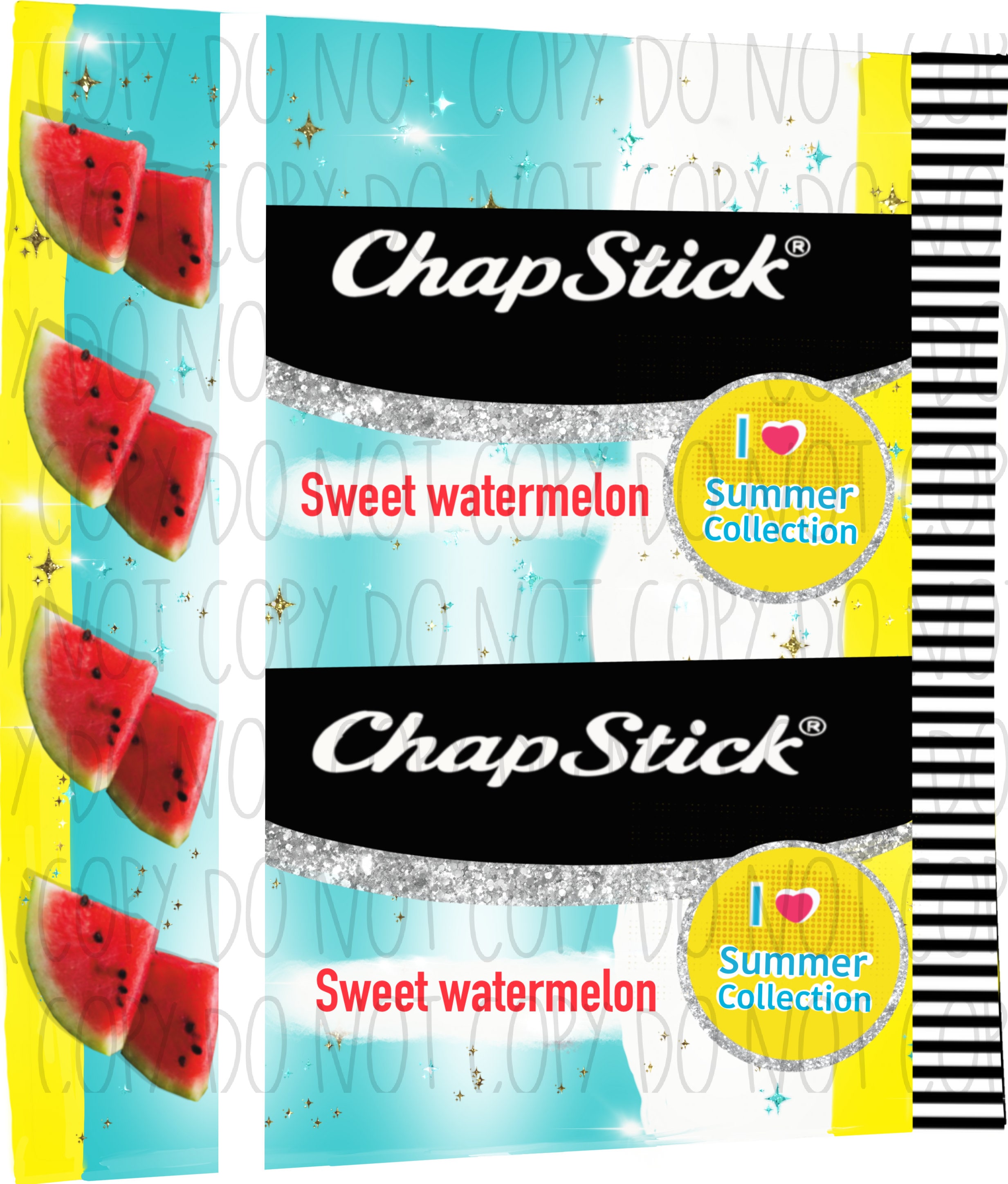 Chapstick Sweet Watermelon 20oz Skinny tapered Not Straight - Etsy Hong ...