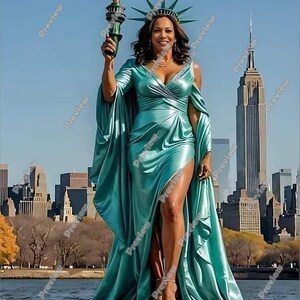 KAMALA Harris Statue of Liberty 20oz Sublimation Tumbler Templates ...