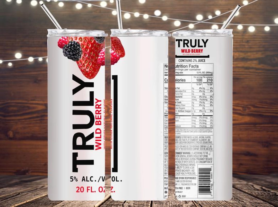 TRULY WILD BERRY Inspired 20oz Straight Tumbler Wrap Digital Download ...
