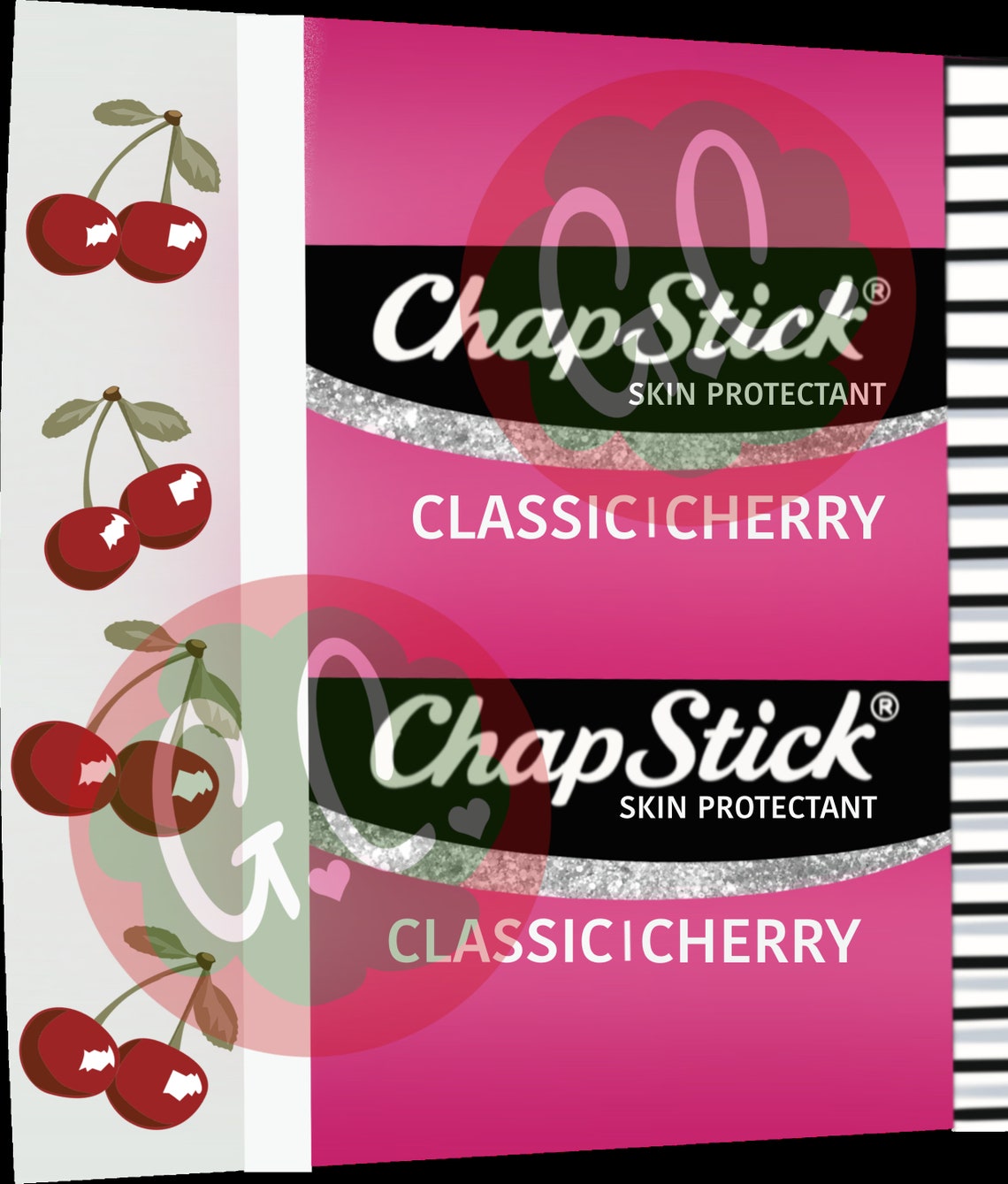 Chapstick BIG Bundle 10 Designs ~ 20oz Tumbler Straight Wrap Digital ...