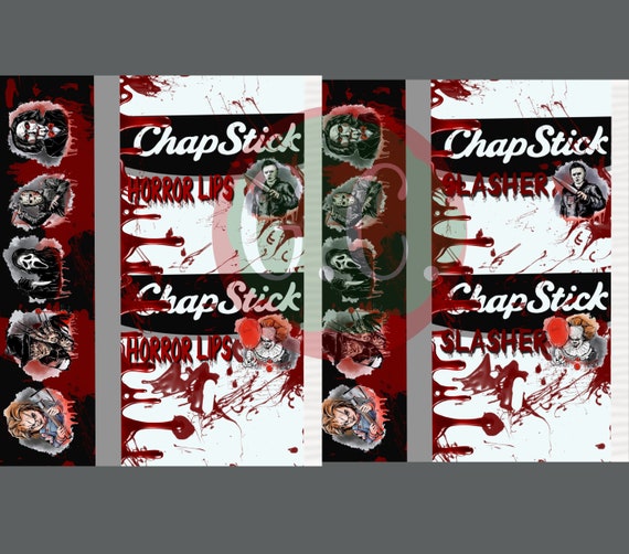 2 Chapstick Horror and Slasher Designs 20oz Tumbler Straight - Etsy