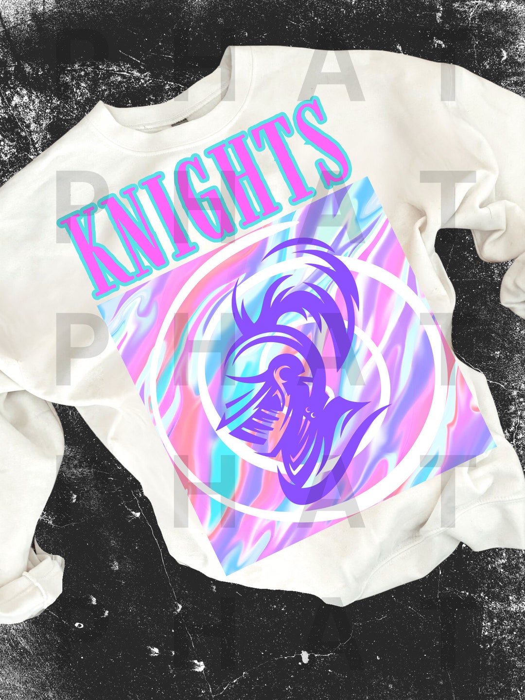 Retro Neon Bright School Mascot Knight Png Bright Preppy Aesthetic ...