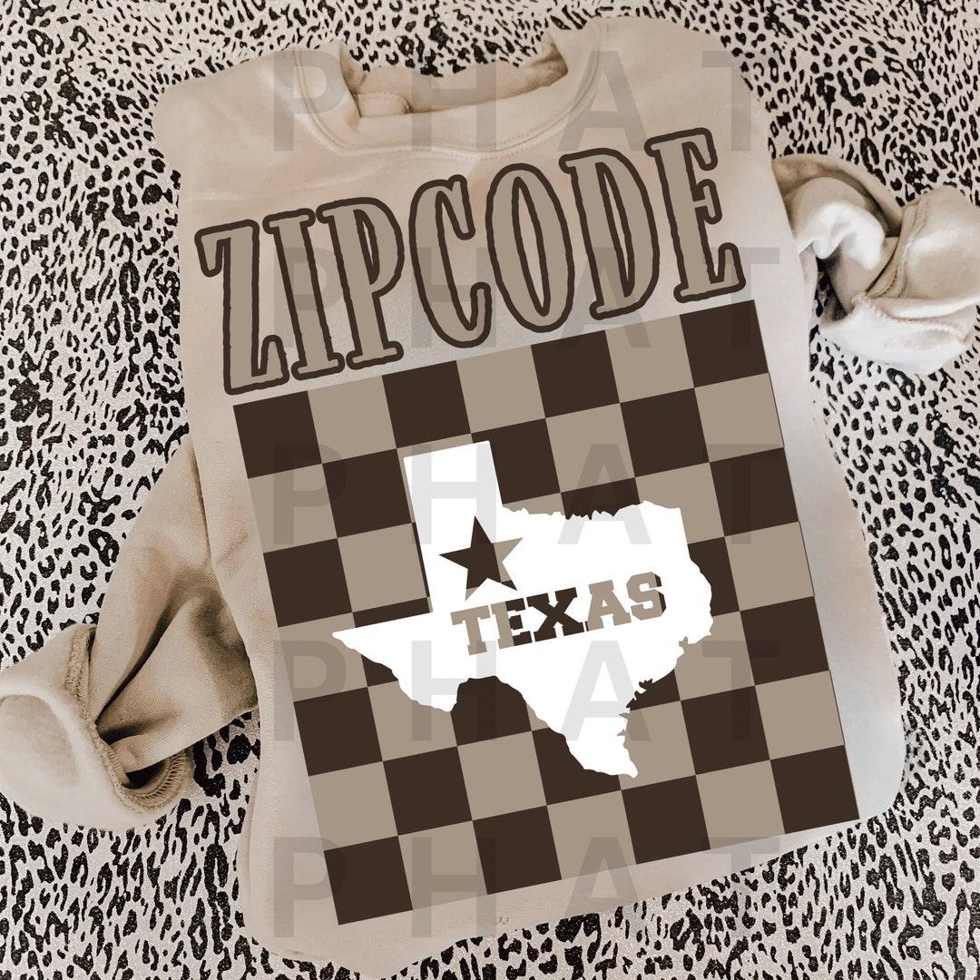 Custom Texas Zipcode Aesthetic PNG Checkered Texas Png Popular Now Png ...