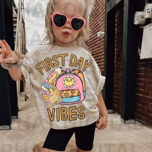 First Day Vibes Png Aesthetic Png Dtf Png Toddler Youth Png Y2K Png ...