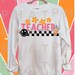Checkered Teacher PNG Teacher PNG Popular Trendy PNG - Etsy