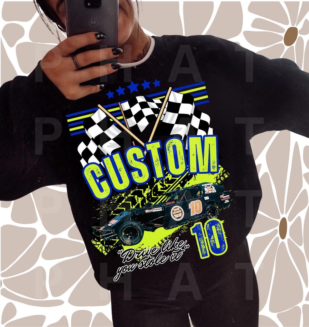 Custom Dirt Track Racing PNG Graphic (digital Download) - Etsy